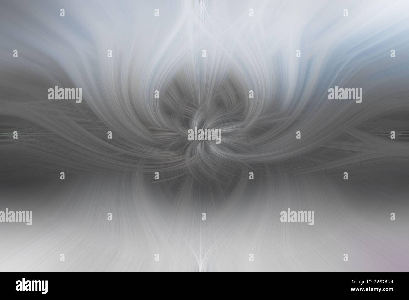 Abstract twisted white, black and grey light fibers background Stock ...