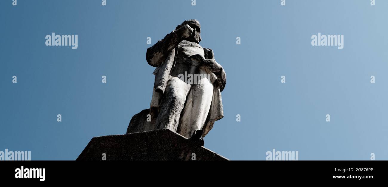 Statue of Cobden Stock Photo - Alamy