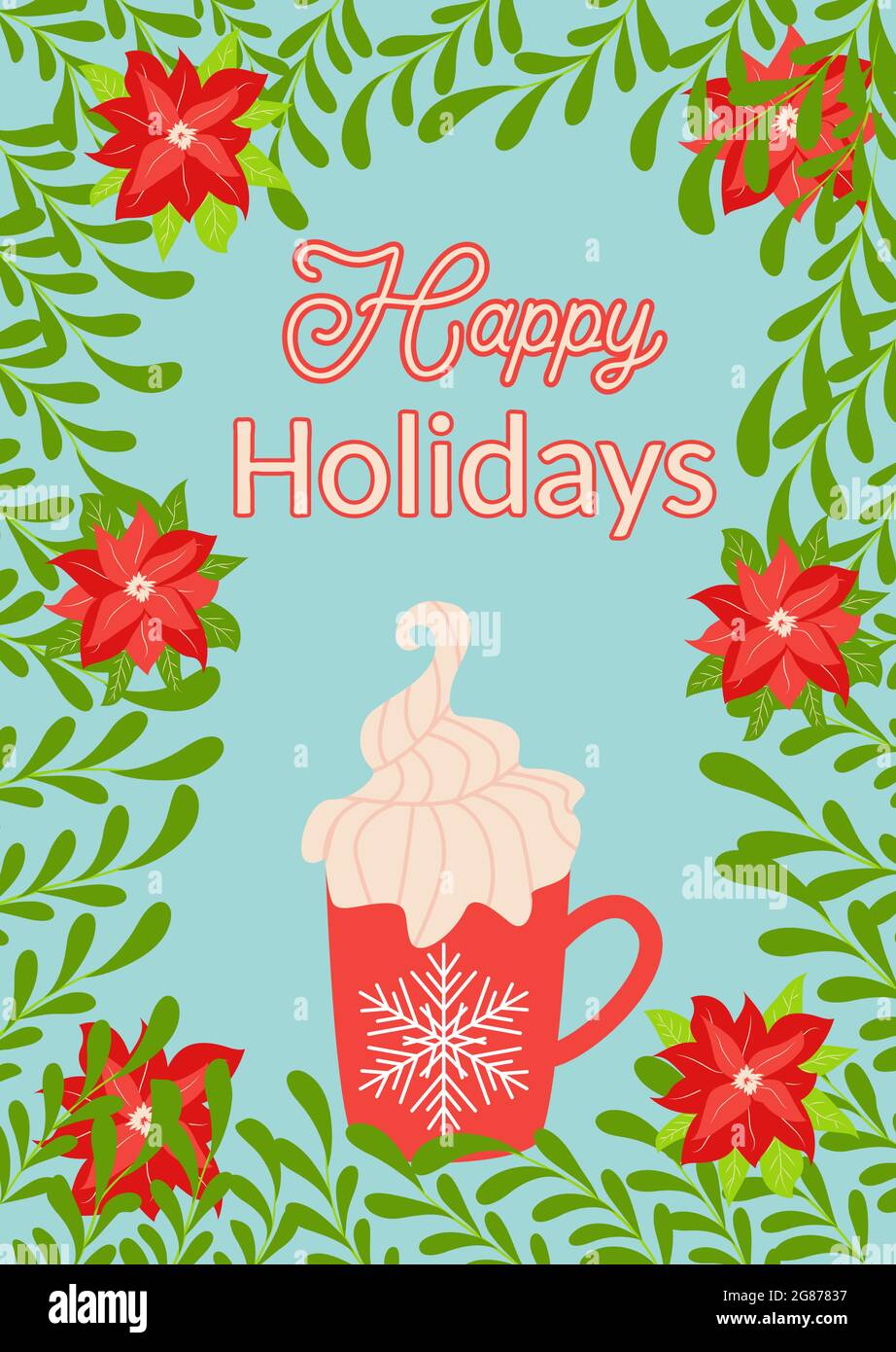 Christmas and Happy New Year templates. Trendy retro style. Lettering ...