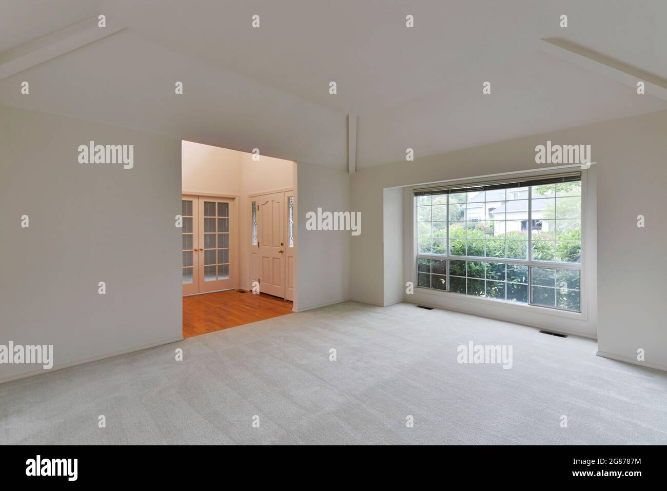 Modern residential empty living room interior Stock Photo - Alamy