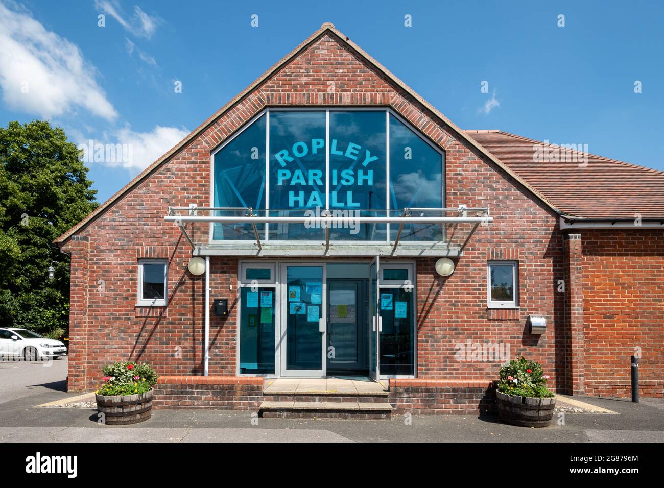 Ropley Parish Hall in the Hampshire village of Ropley, England, UK ...