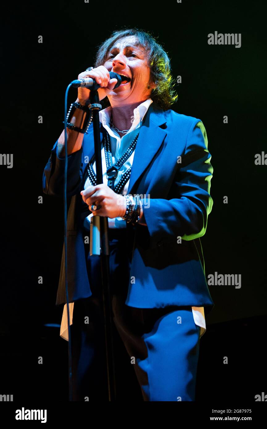 Italy. 16th July, 2020. Gianna Nannini, Italian rocker perform this ...