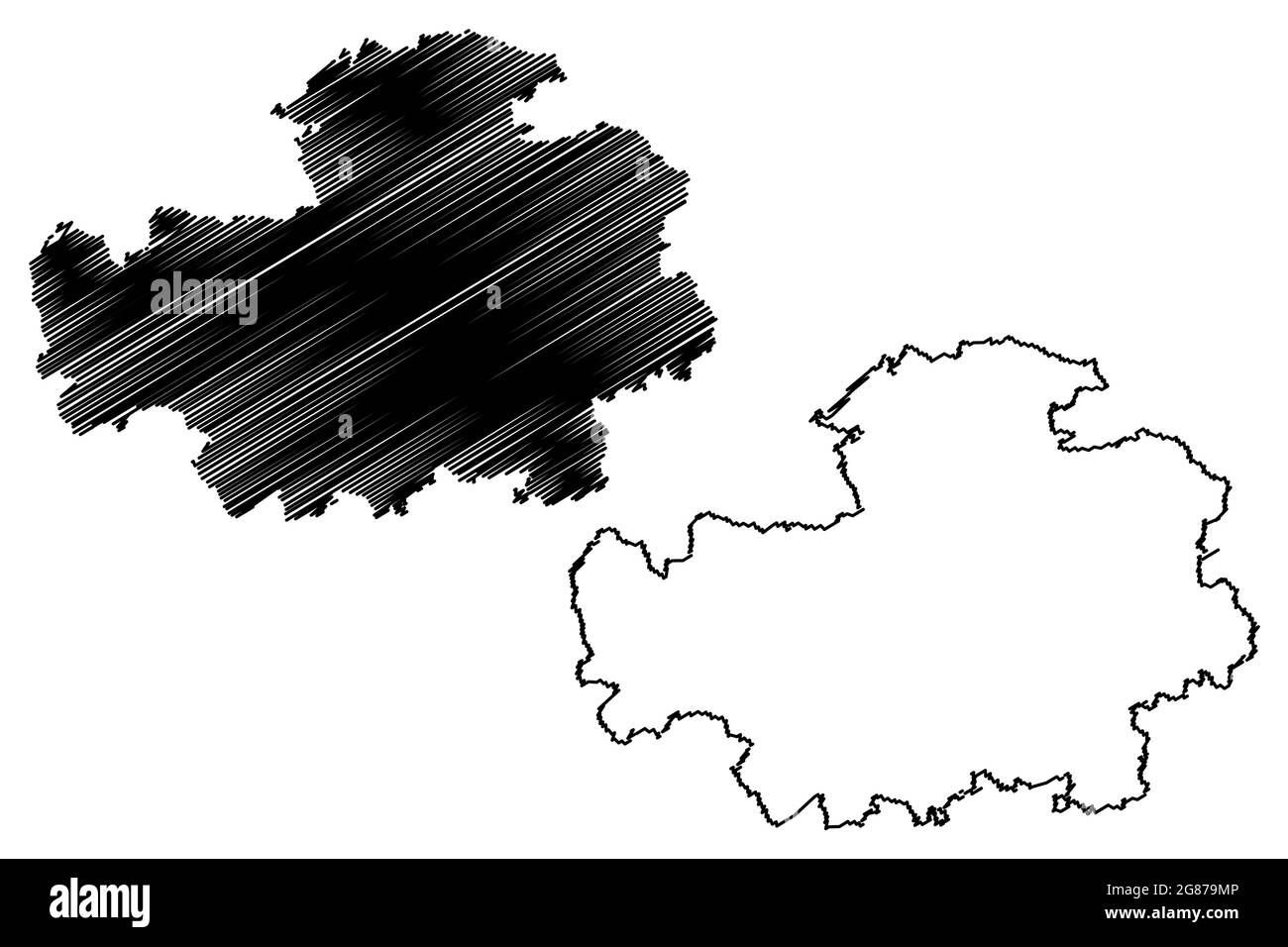 Neustadt (Aisch)-Bad Windsheim district (Federal Republic of Germany ...