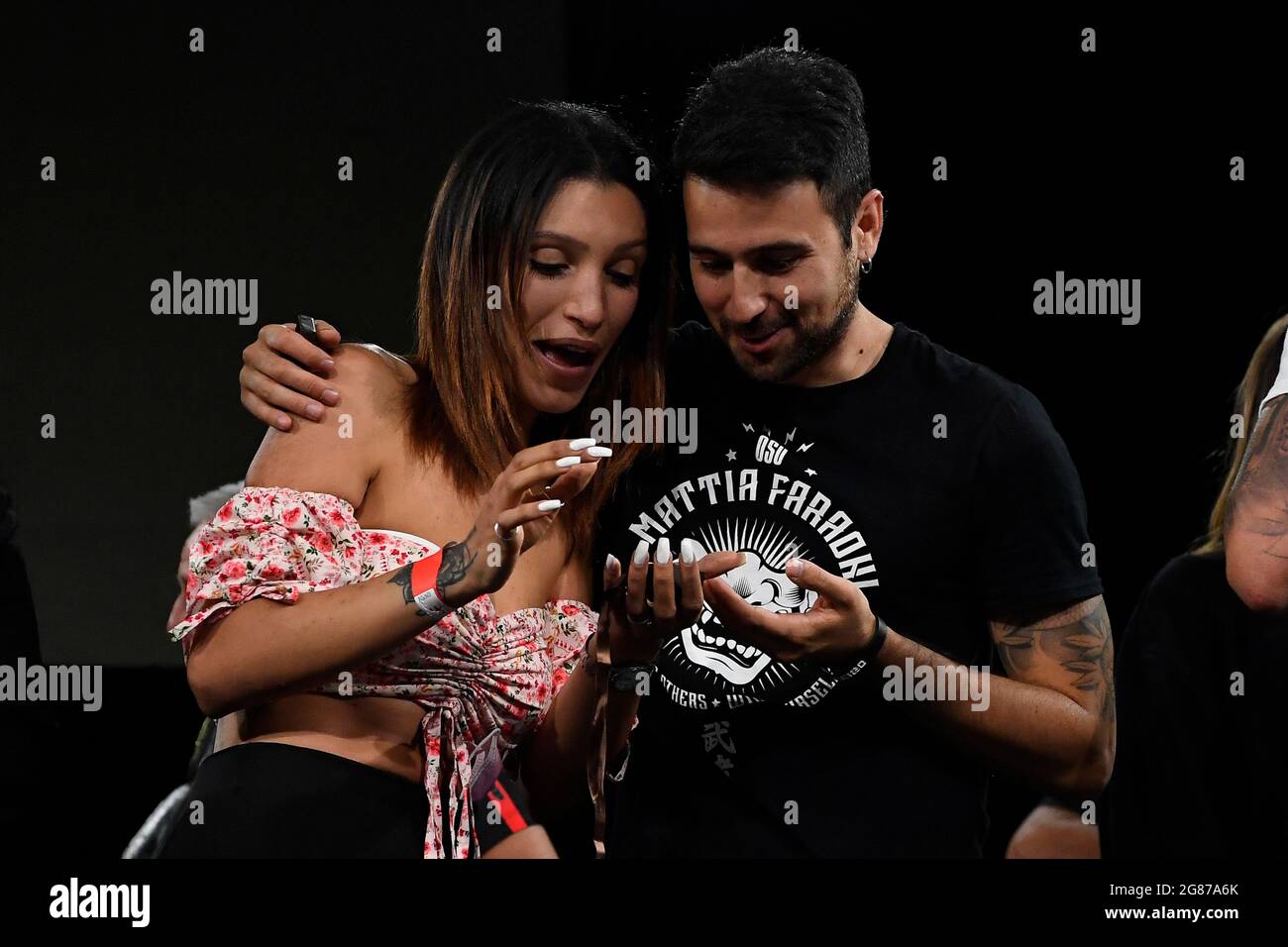 Francesco Versaci vs Mattia Faraoni during the Light Heavyweight ...