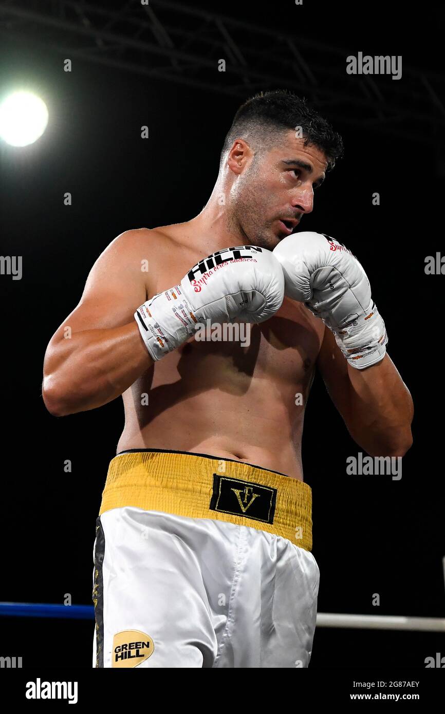 Ladispoli, Italy. 17th July, 2021. Francesco Versaci vs Mattia Faraoni ...