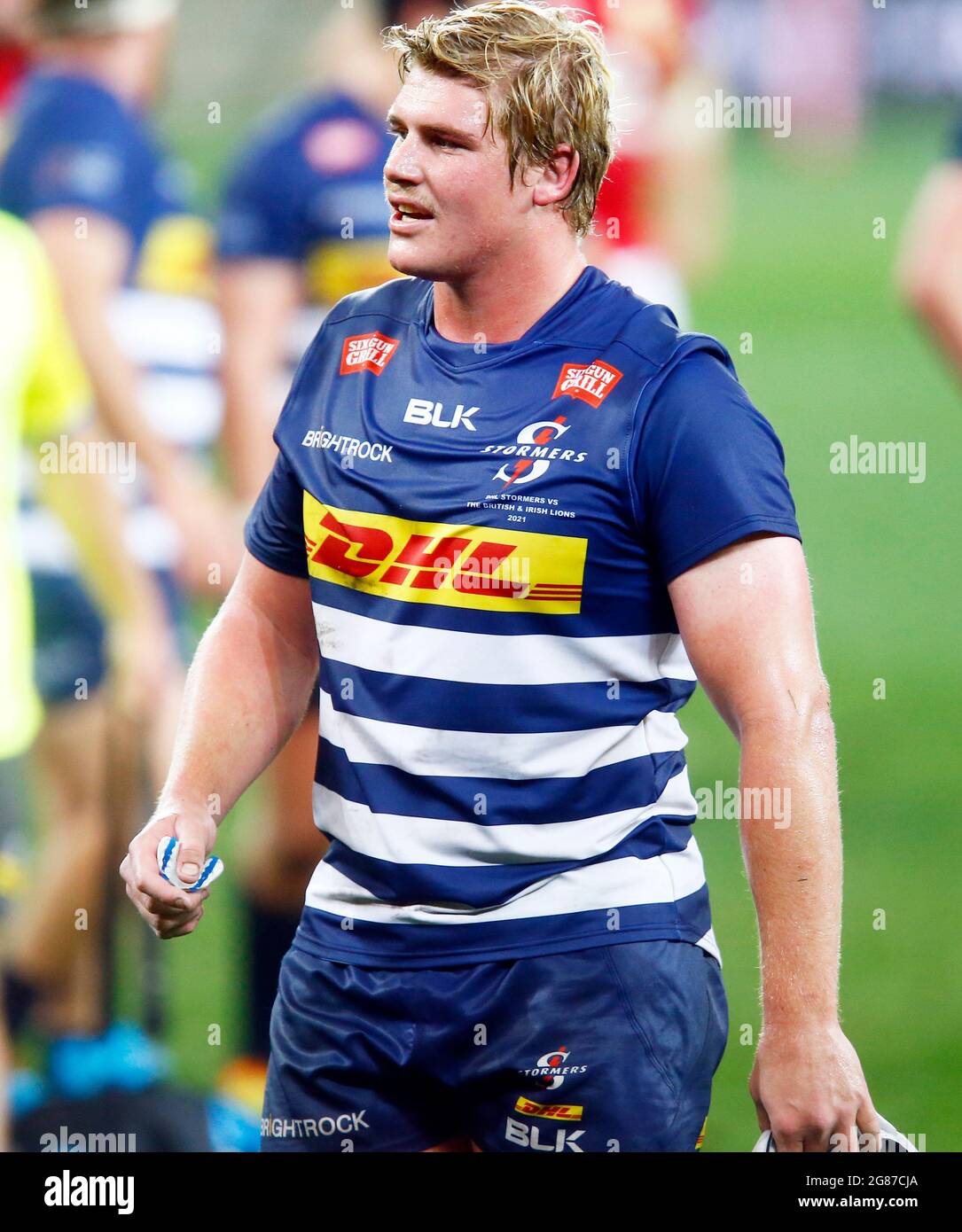 DHL Stormers captain Ernst van Rhyn after the final whistle the Castle ...