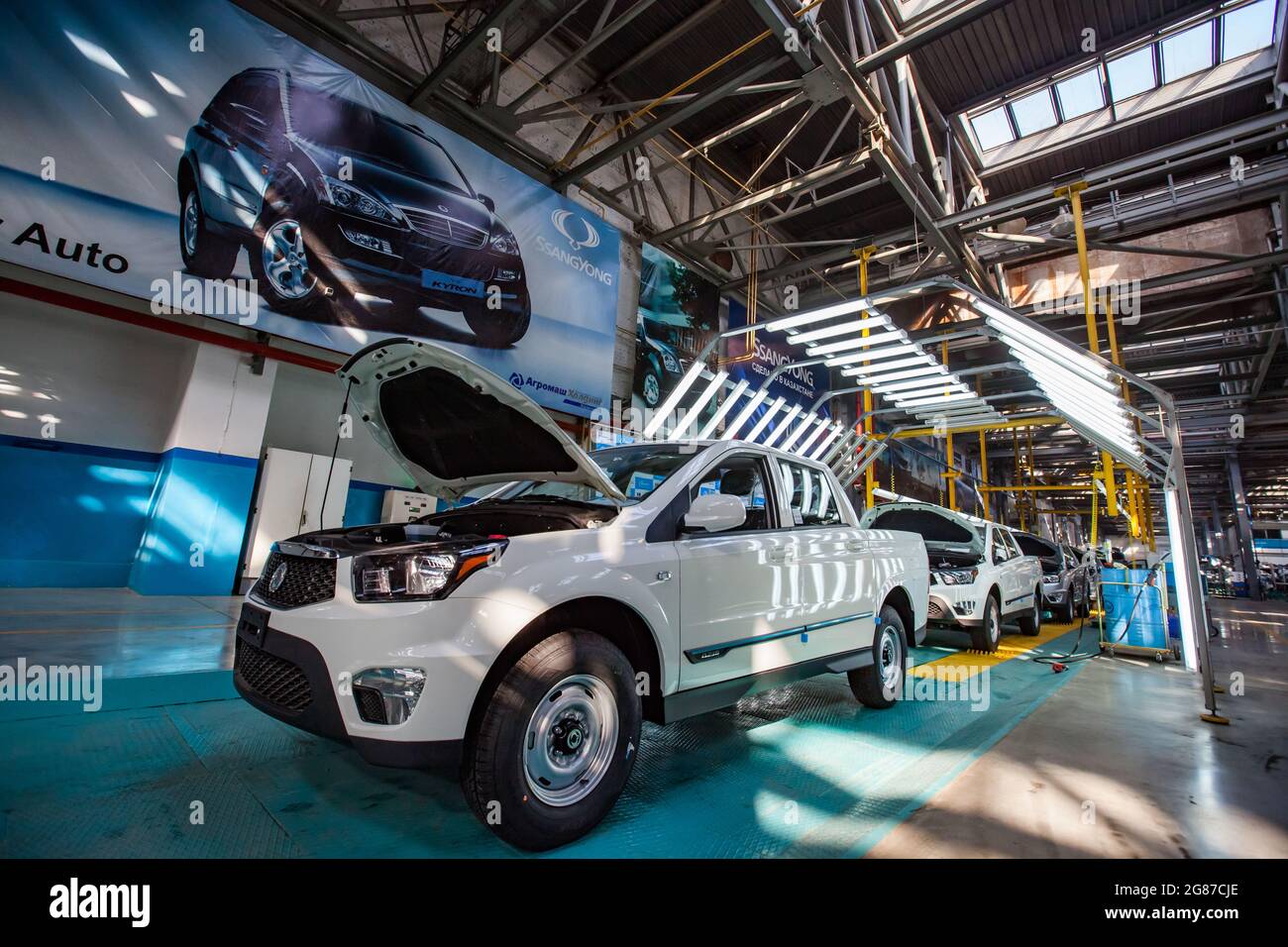 Kostanay,Kazakhstan,May14,2012:Saryarkaavtoprom auto-building plant ...