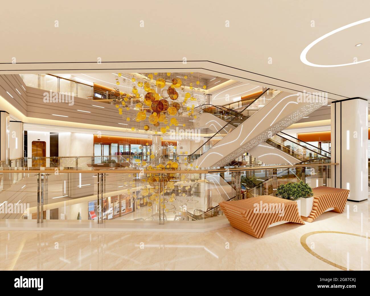 3d render of store Stock Photo - Alamy