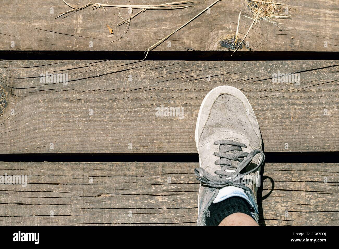 Shoes on floor boards hi-res stock photography and images - Alamy