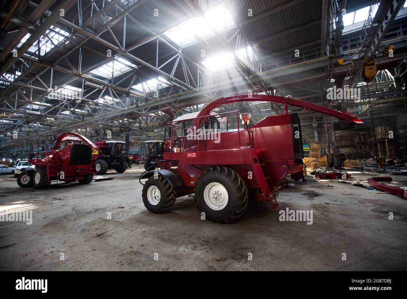 Kostanay,Kazakhstan,May14,2012:AgroMashHolding machine-building plant ...