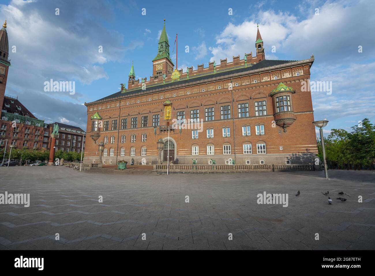 City Hall at City Hall Square - Copenhagen, Denmark Stock Photo - Alamy