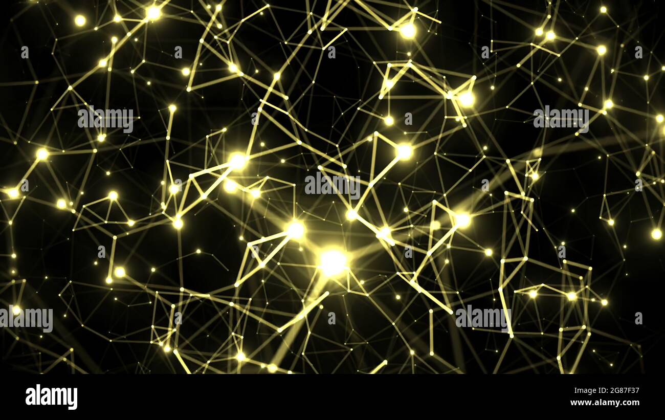 Abstract Plexus Technology Science And Engineering Stock Photo - Alamy