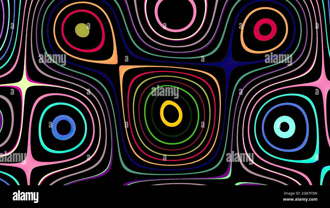 Abstract colorful psychedelic graphics background Stock Photo - Alamy