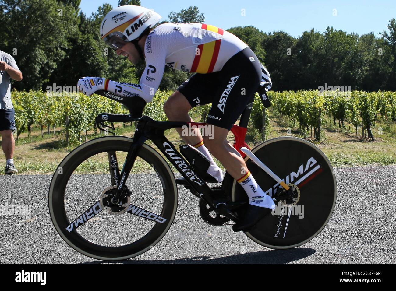 Ion Inzaguirre of Astana Premiere Tech during the Tour de France 2021 ...