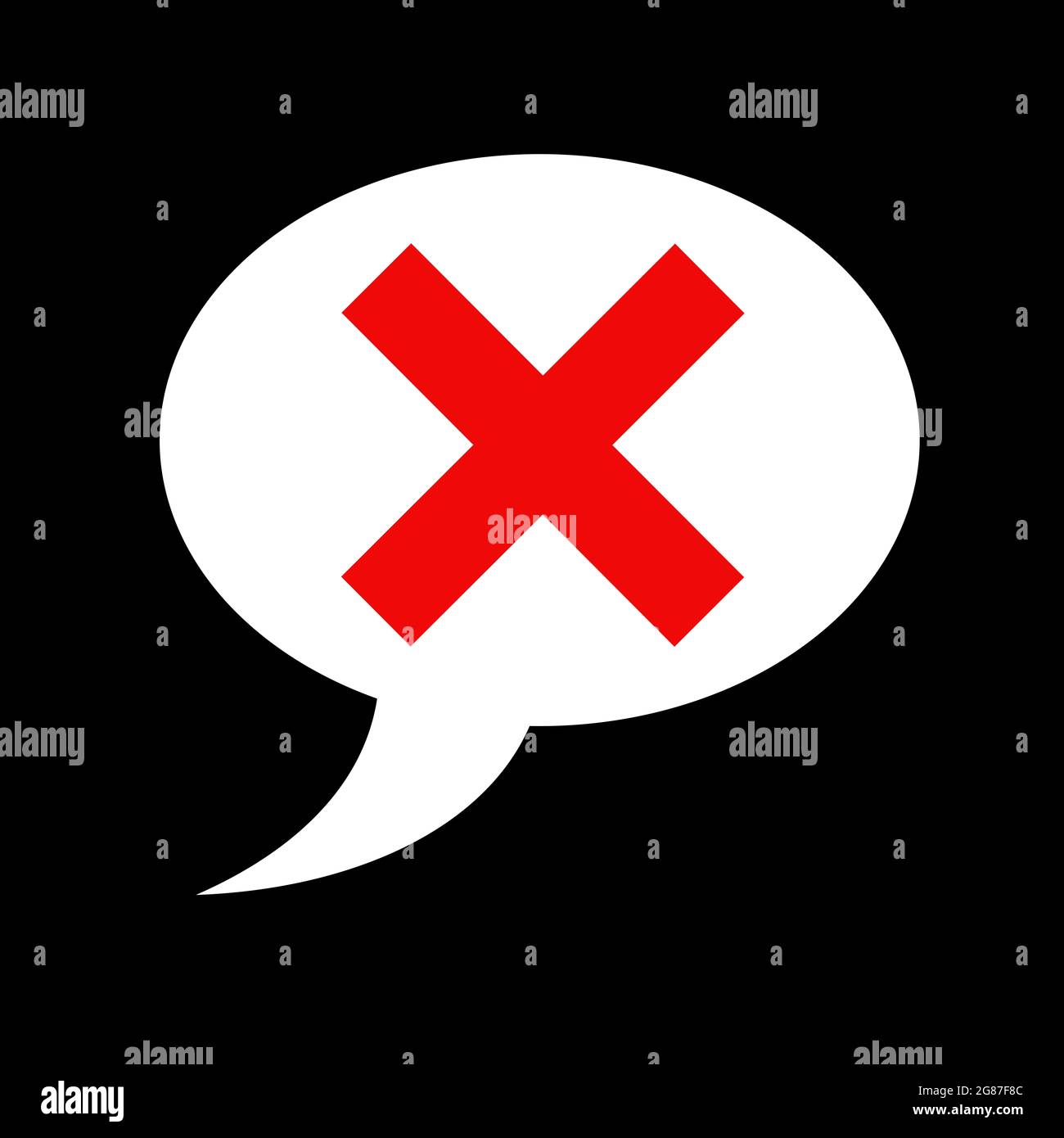 Speech balloon censorship hi-res stock photography and images - Alamy