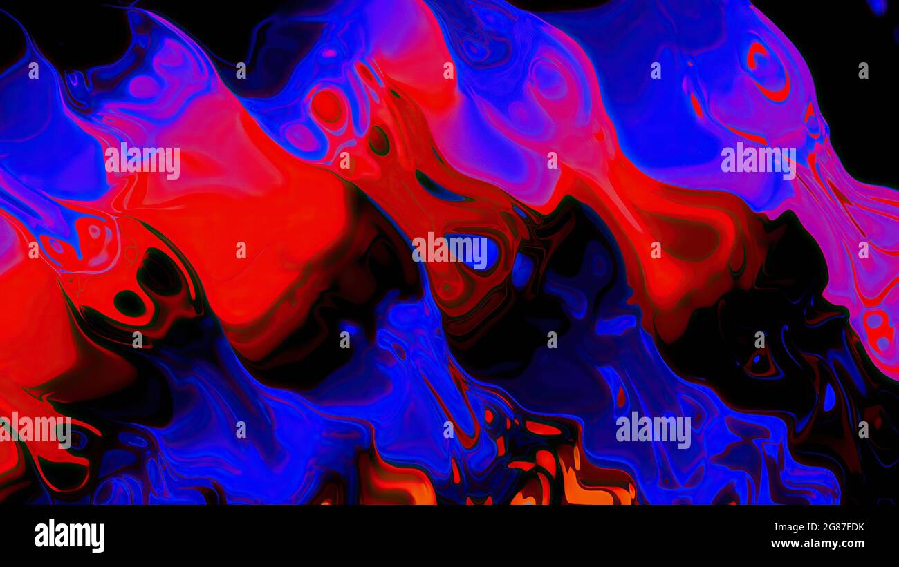 Colorful paint mix with gradient vivid colors Stock Photo - Alamy