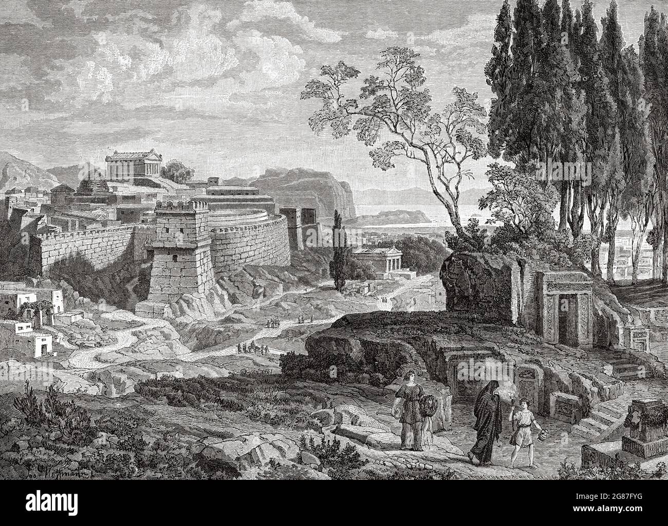 Greek Agora Painting