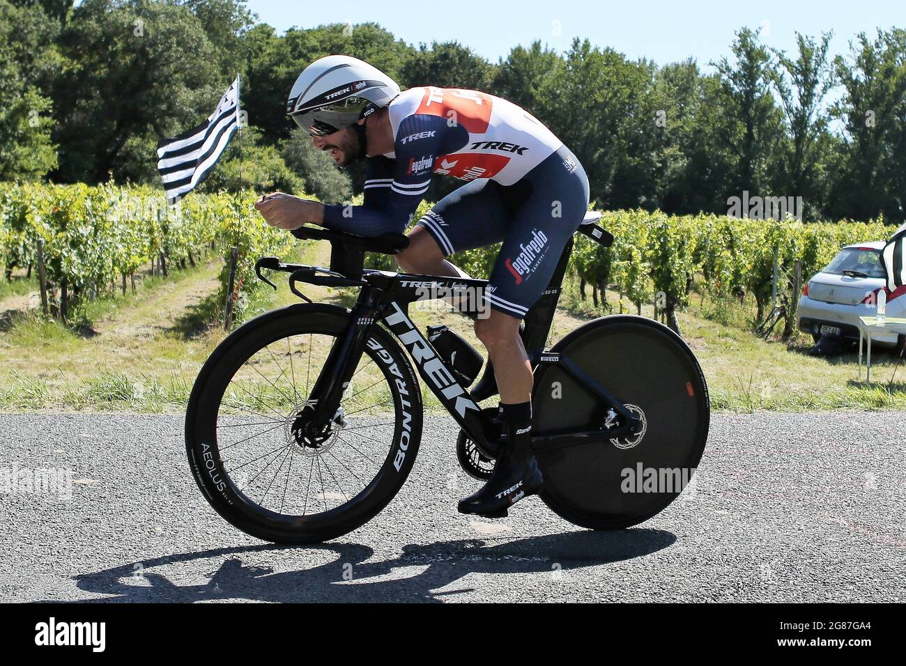 Julien Bernard of Trek - Segafredo during the Tour de France 2021 ...