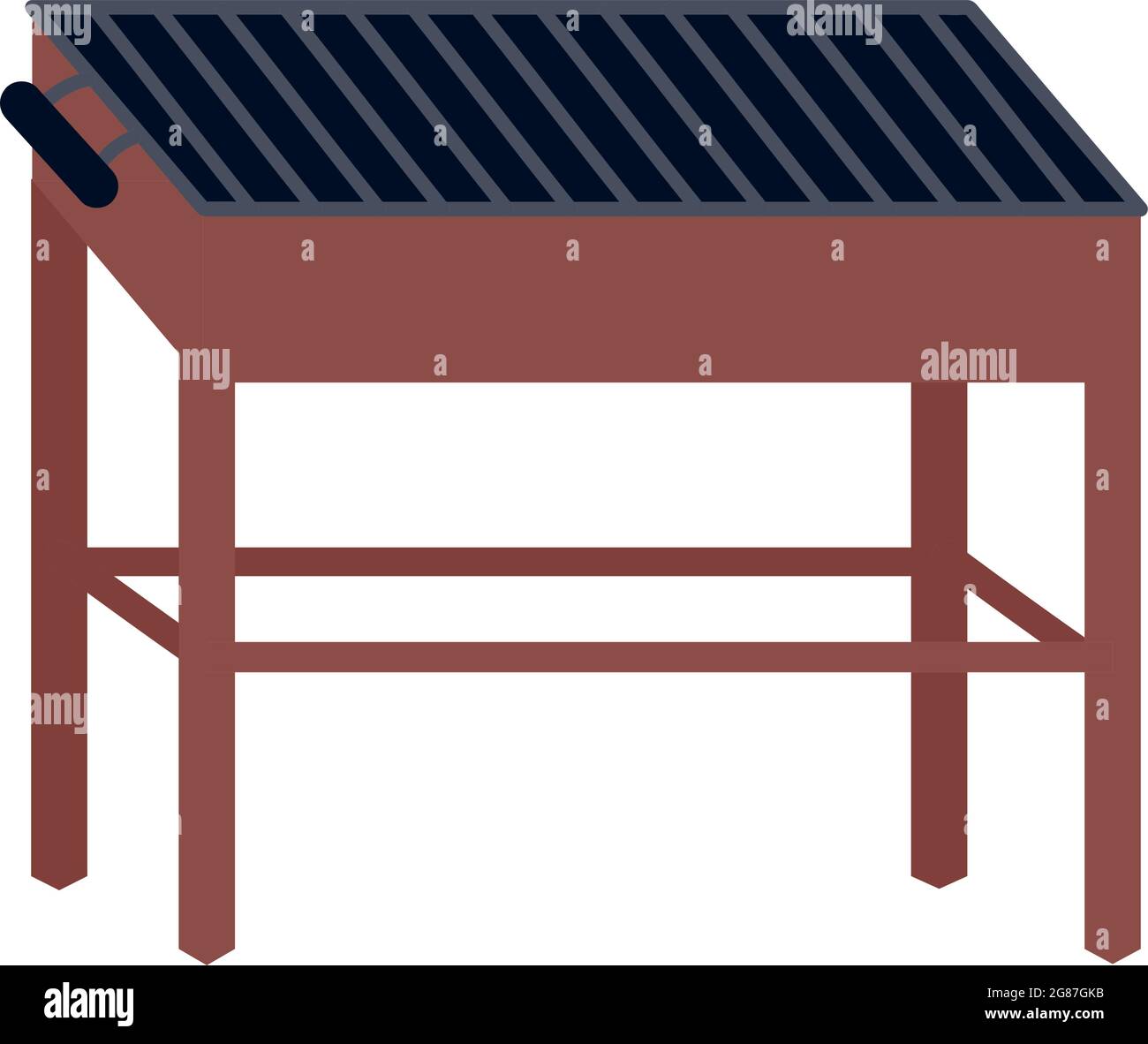 metal grill for cooking Stock Vector Image & Art - Alamy