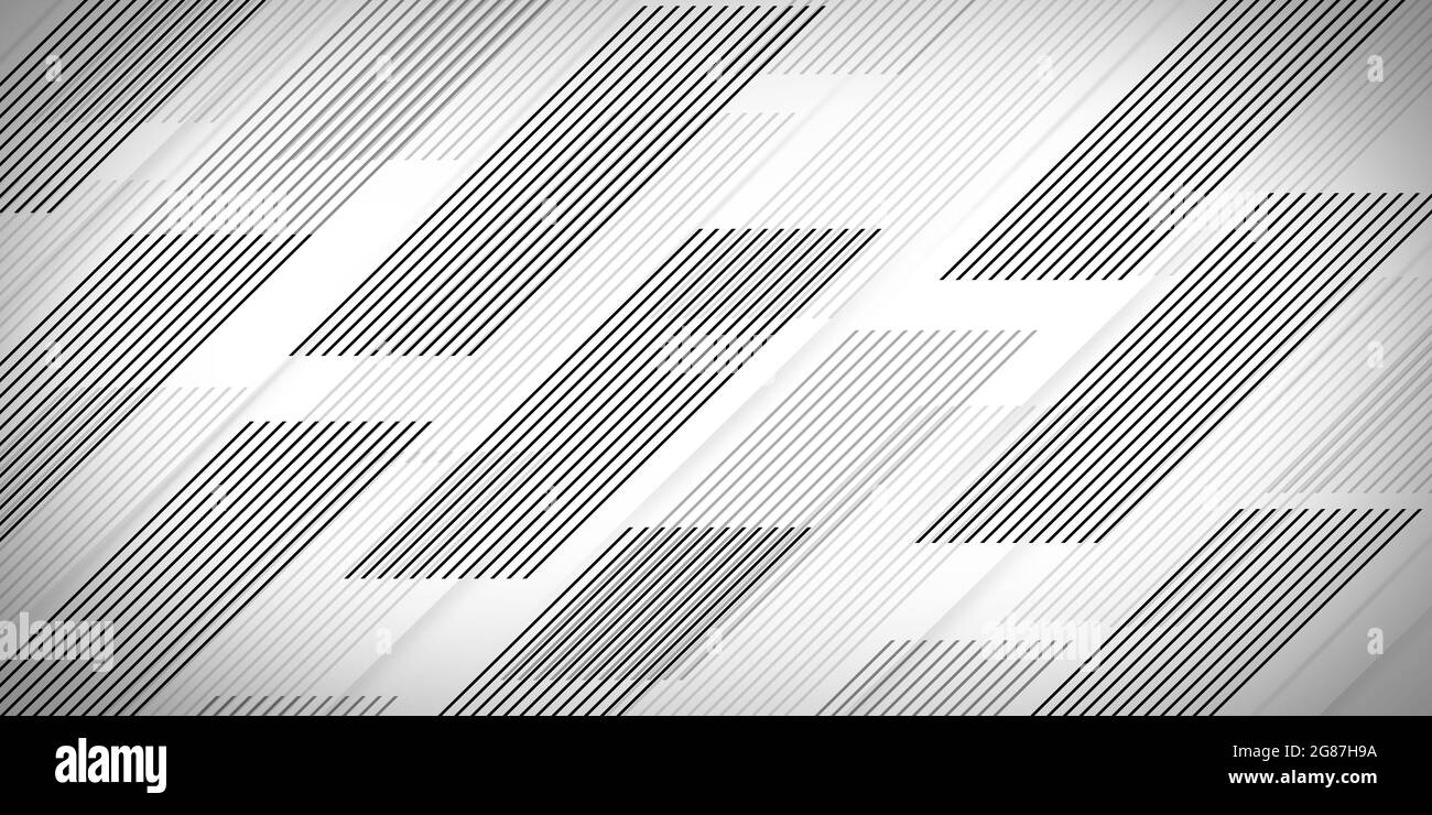 Black and White Diagonal Shapes Abstract Background Design Concept ...