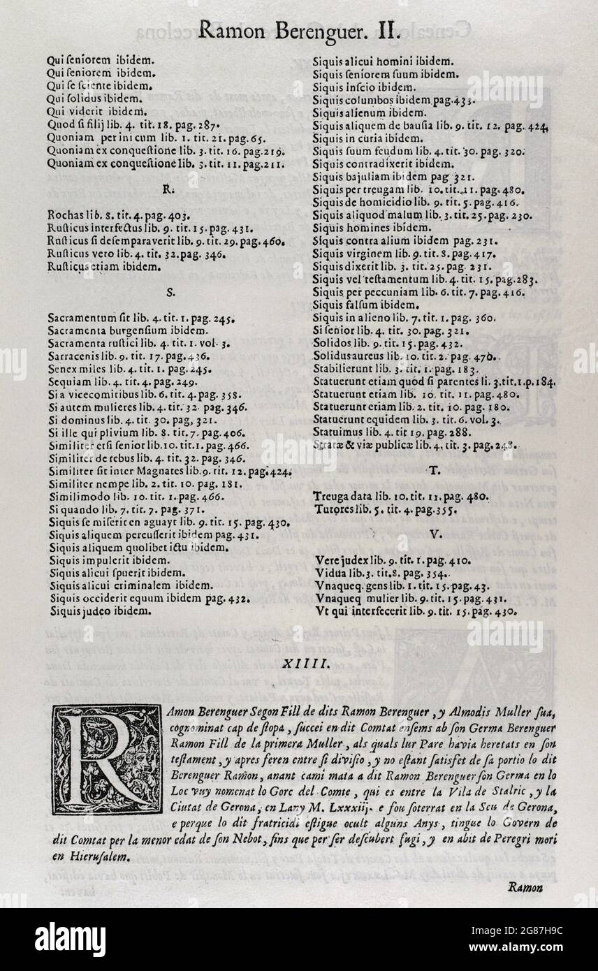 Ramon berenguer the towhead hi-res stock photography and images - Alamy