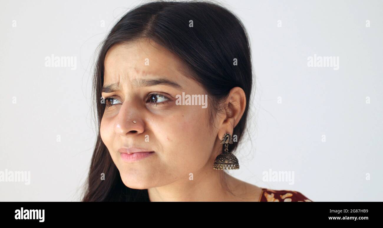Frowned look hi-res stock photography and images - Alamy
