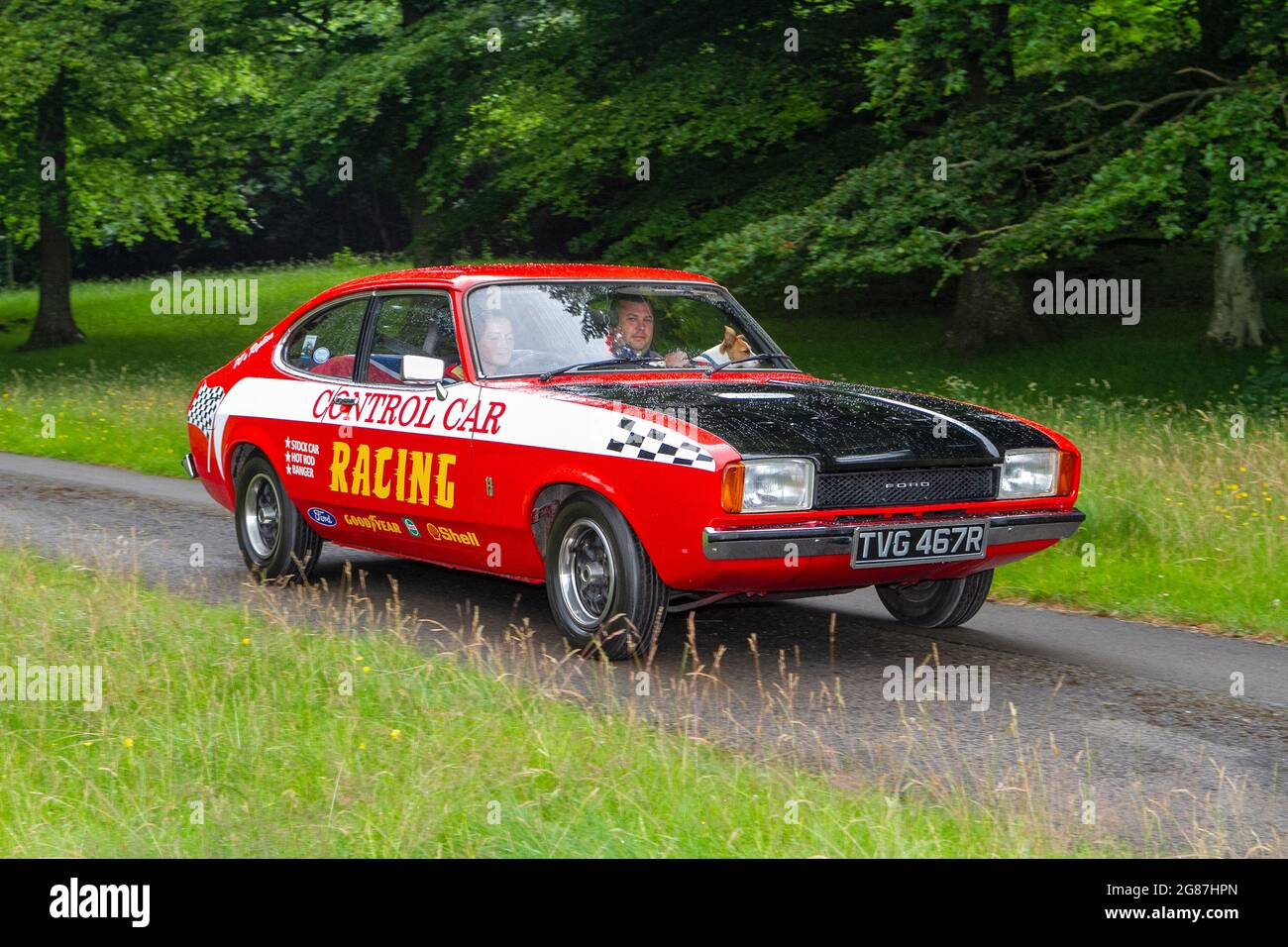 Retro motor racing illustrations hi-res stock photography and images ...