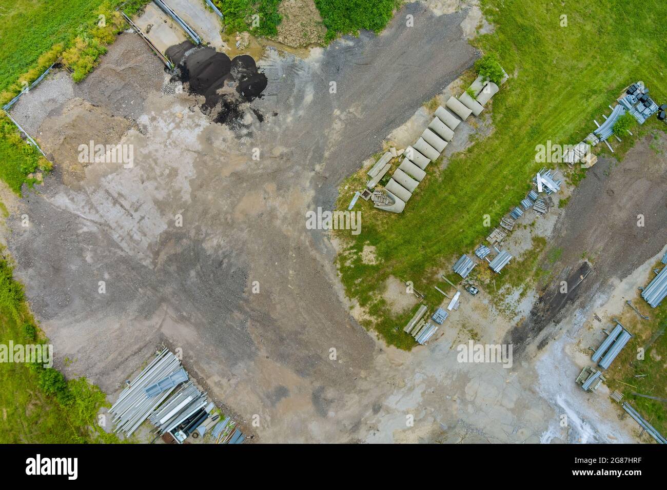Assembling drainage system, rectangular drainage pipes holes on the ...