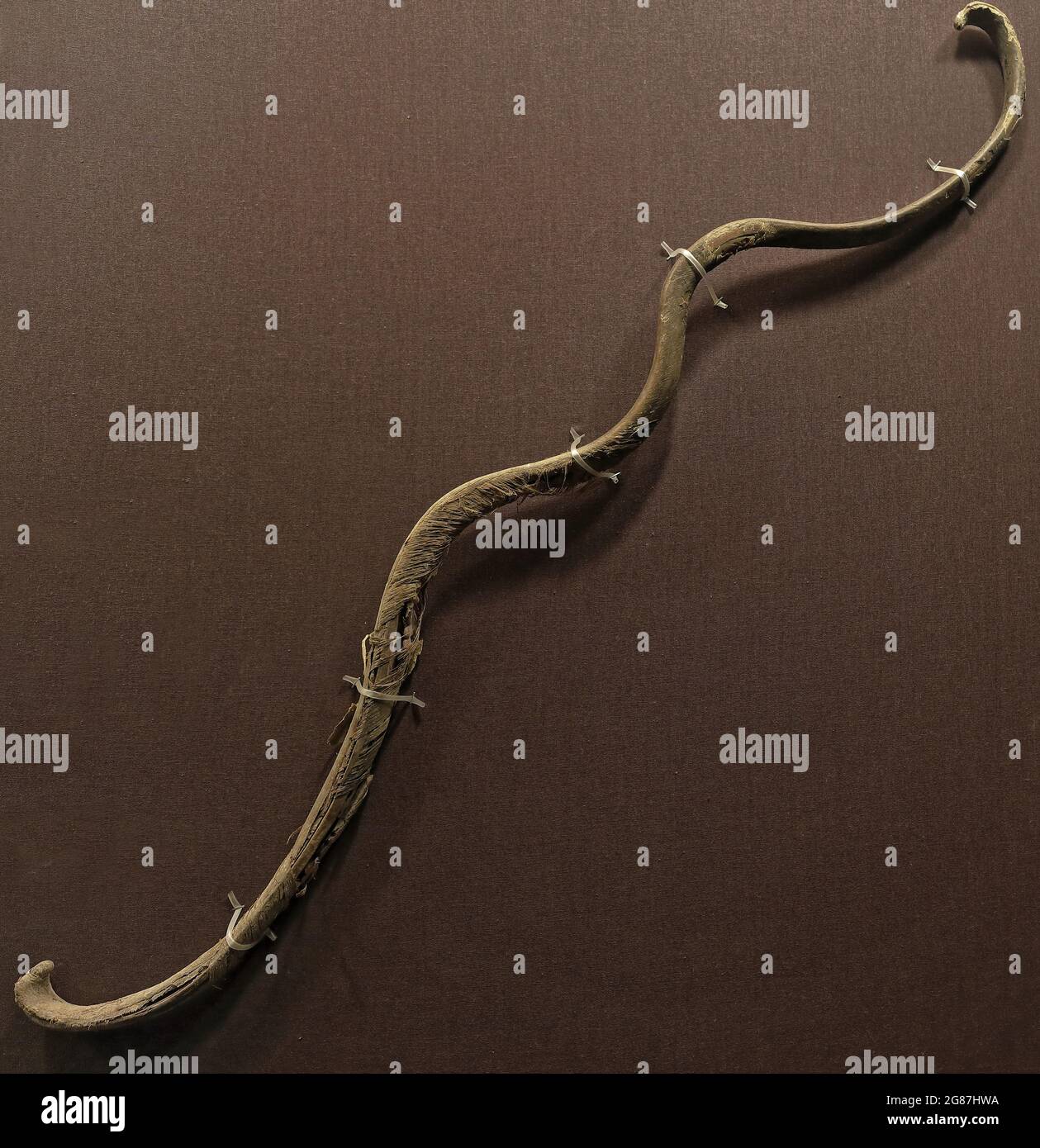 Decurve and deflex-wood laminated ancient bow. Han Yang Ling Mausoleum ...