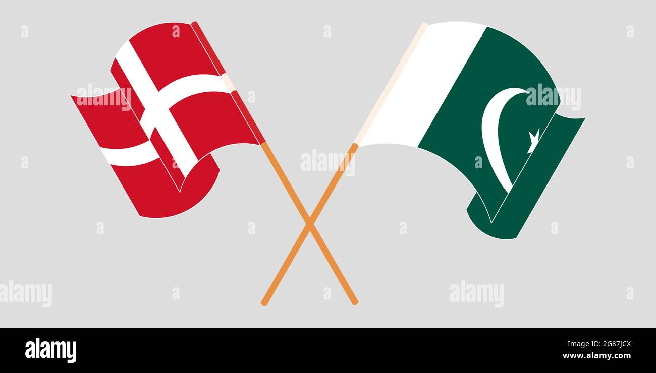Pakistan denmark flag Stock Vector Images - Alamy