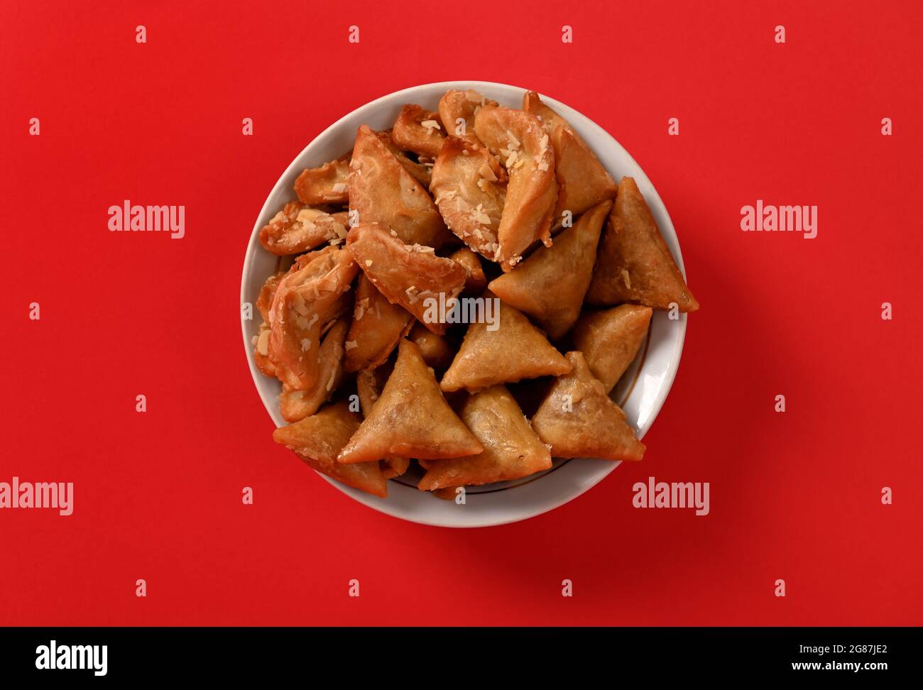 Flat lay photography of delicious and sweet plate full of fresh ...