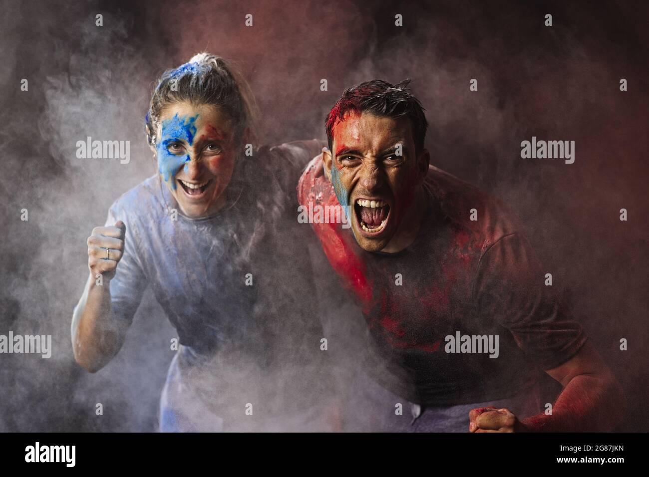 Manon Audinet, Quentin Delapierre, catégorie Nacra portrait, studio ...