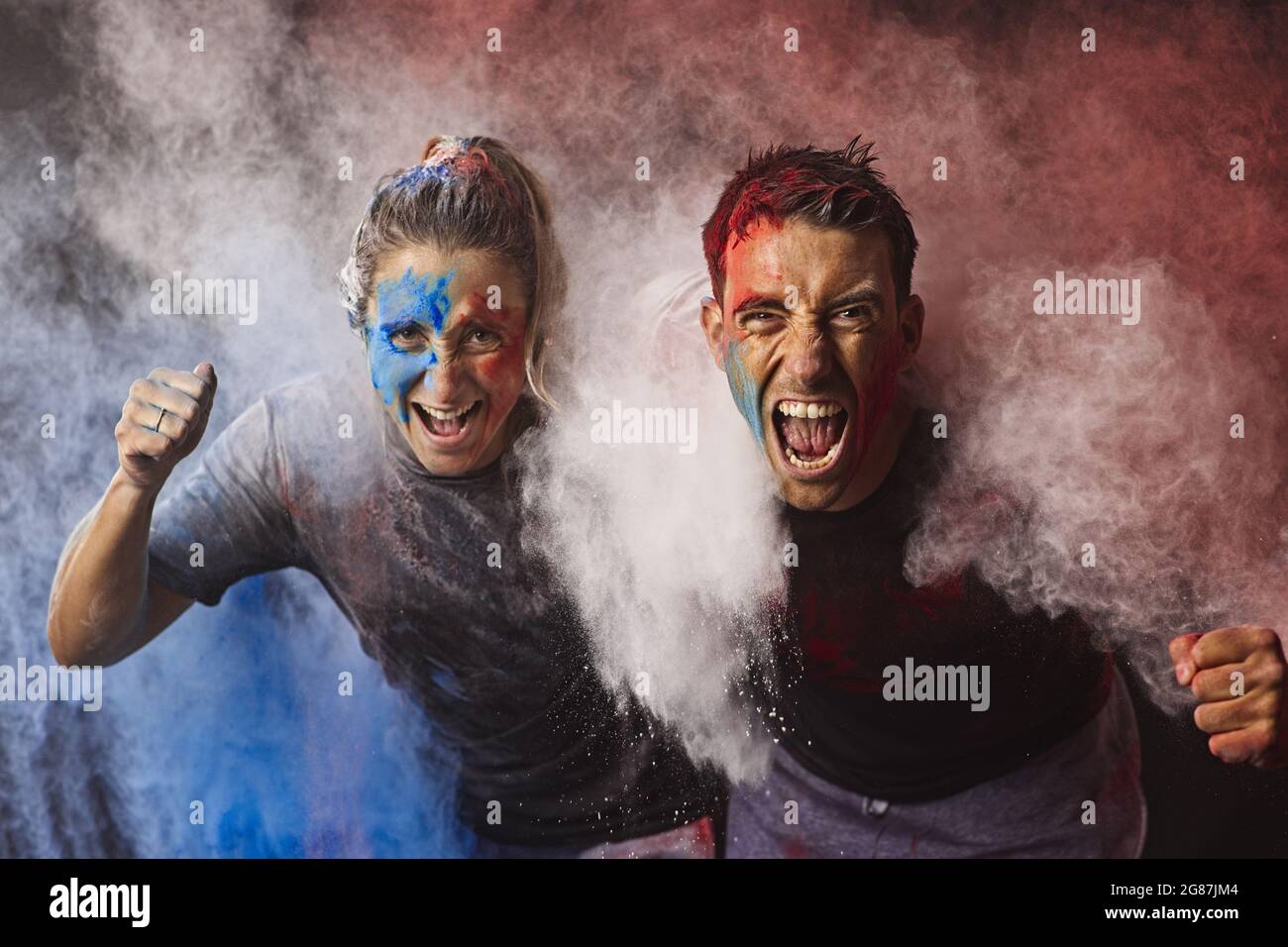 Manon Audinet, Quentin Delapierre, catégorie Nacra portrait, studio ...