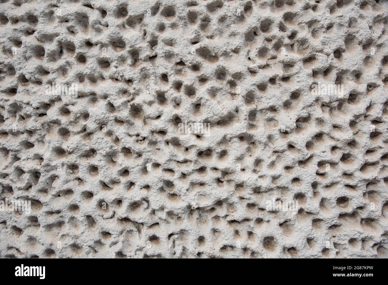 Concrete texture in holes, concrete texture of an old building Stock ...