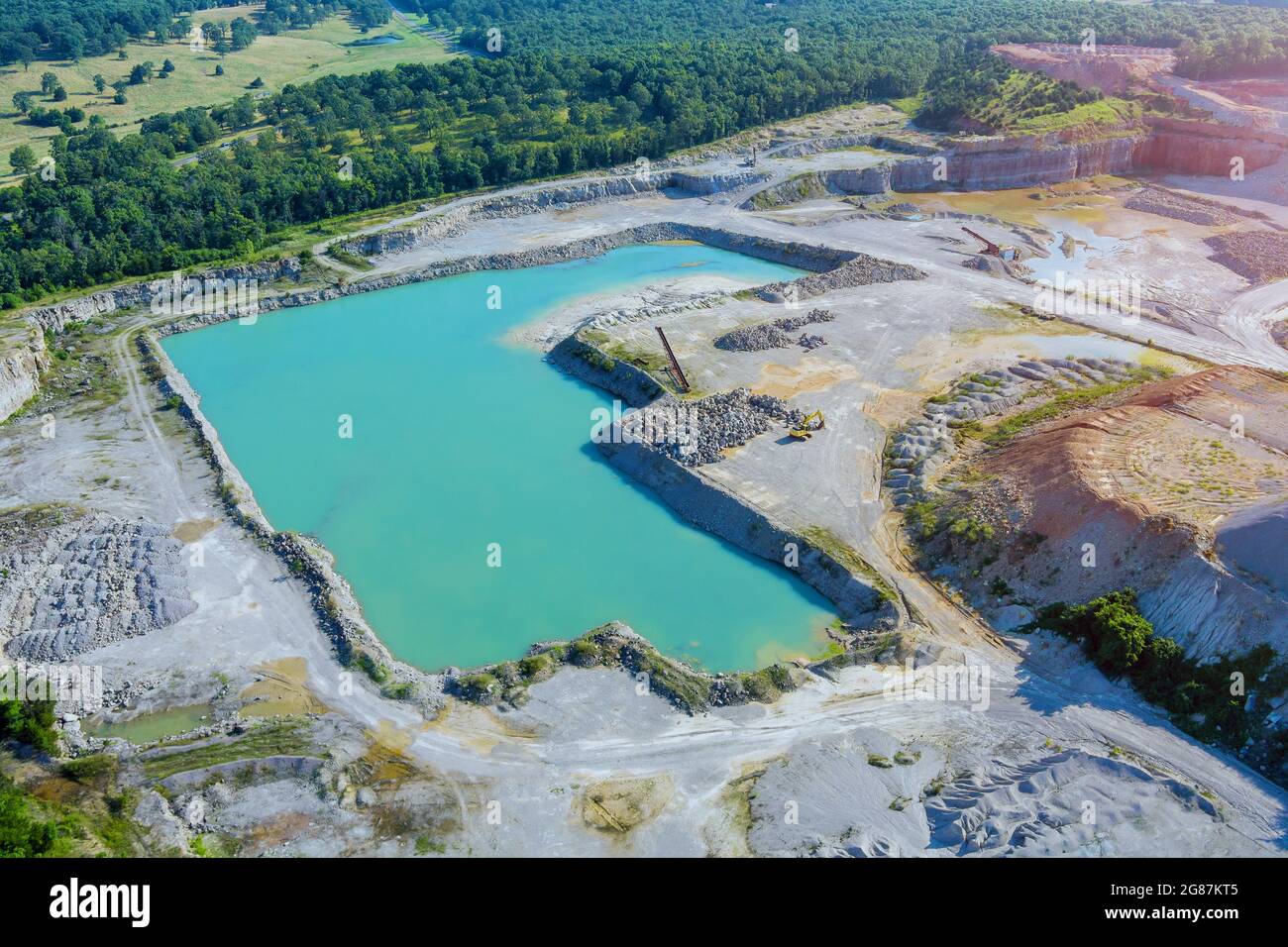 Beautiful pit mine lake hi-res stock photography and images - Alamy