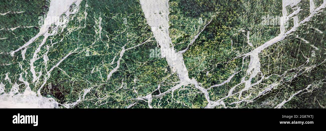 Green marble tiles, green marble leaf with white veins. Close-up Stock ...