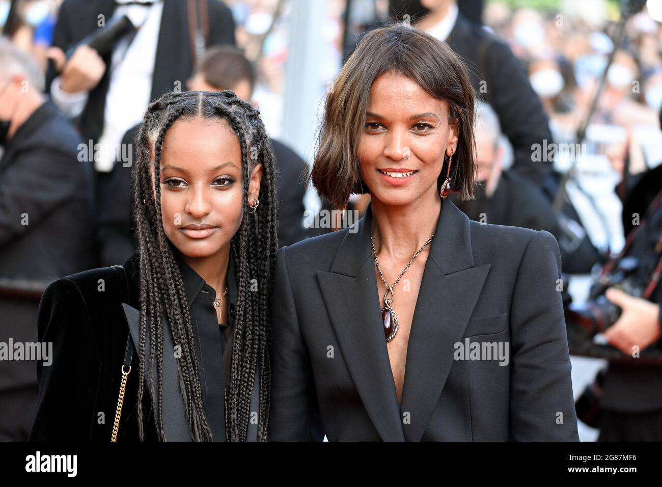 Liya Kebede, Raee Kebede attending the Closing Ceremony of the 74th ...