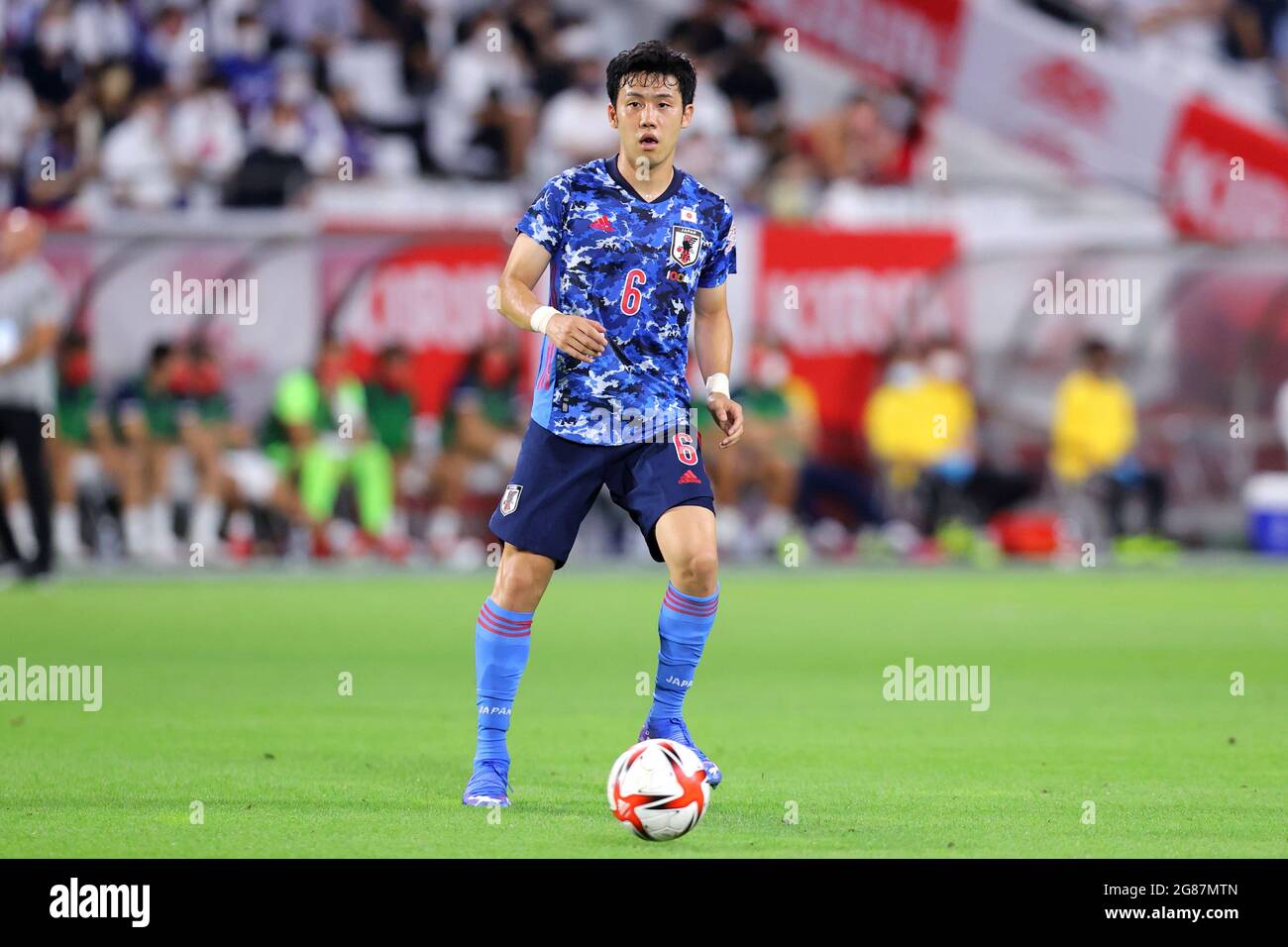 Hyogo, Japan. 17th July, 2021. Wataru Endo (JPN) Football/Soccer : KIRIN Challenge Cup 2021 ...