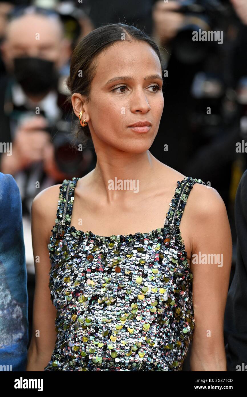 Mati Diop attending the Closing Ceremony of the 74th Cannes Film ...