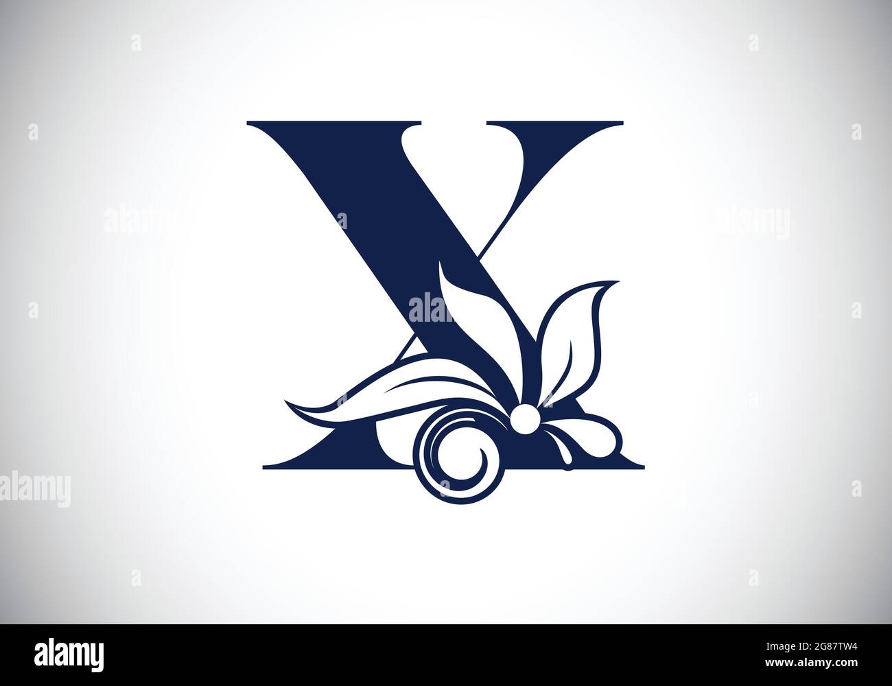 Flower font alphabet Stock Vector Images - Alamy