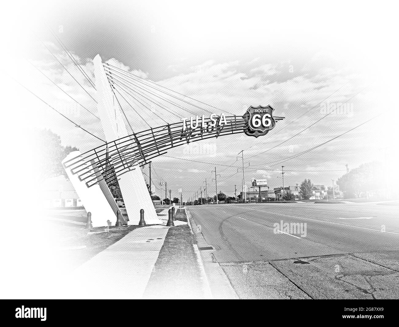 Tourism oklahoma Black and White Stock Photos & Images - Alamy