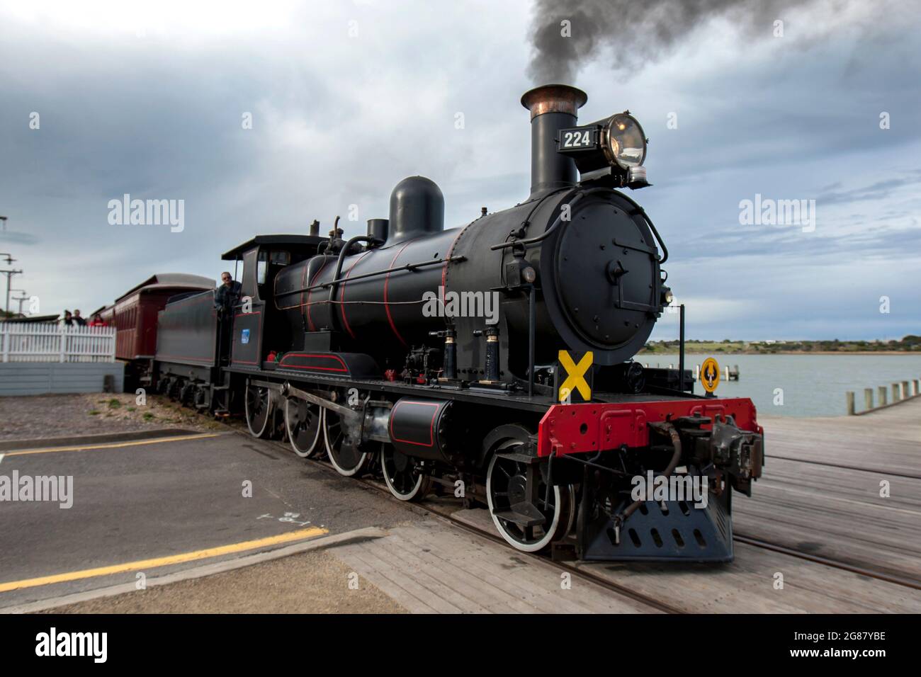 The Cockle Train driven by RX 224, a 1915 built steam locomotive ...