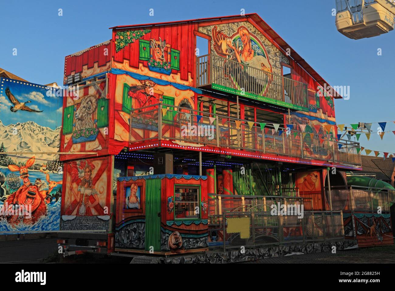 Fun House, Amusement park, Hunstanton, Norfolk, England Stock Photo - Alamy