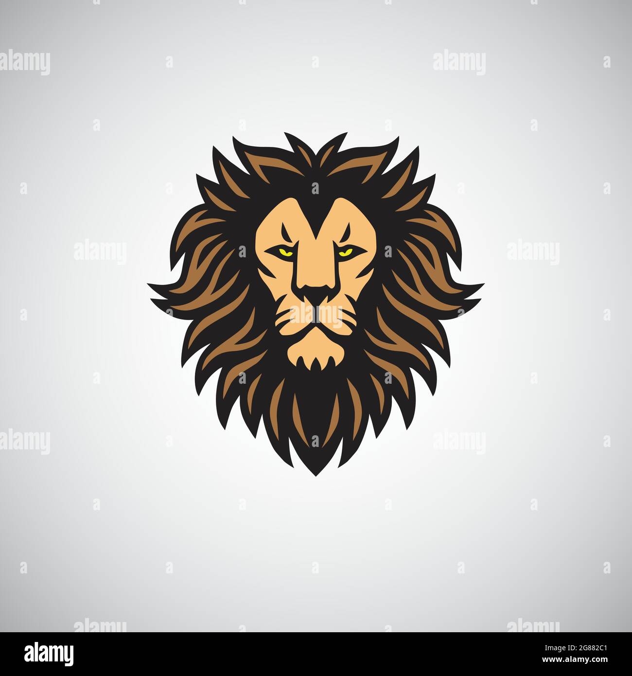 Lion Logo Template. Vector Illustration Stock Vector Image & Art - Alamy