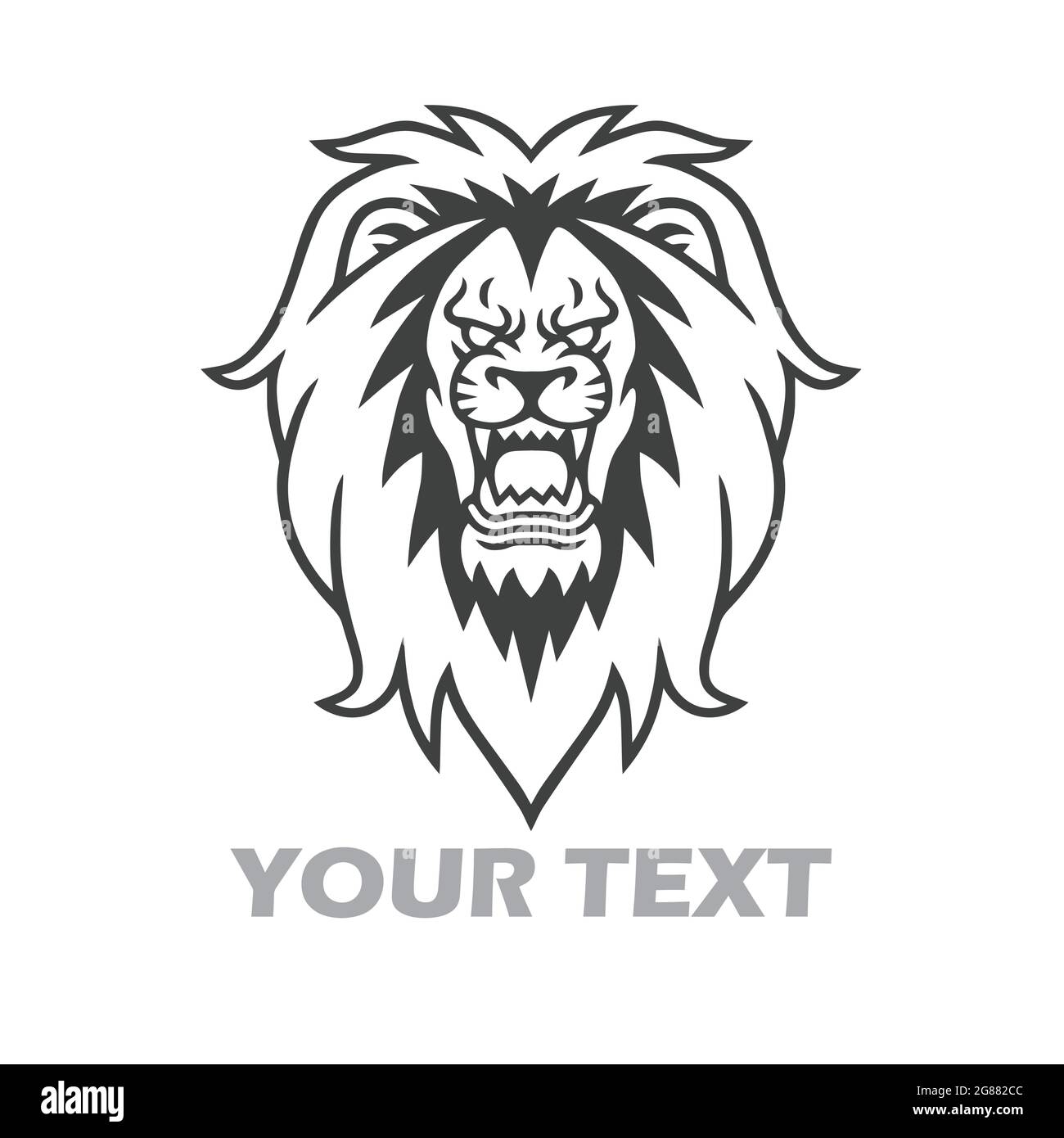 Lion logo vector hi-res stock photography and images - Alamy
