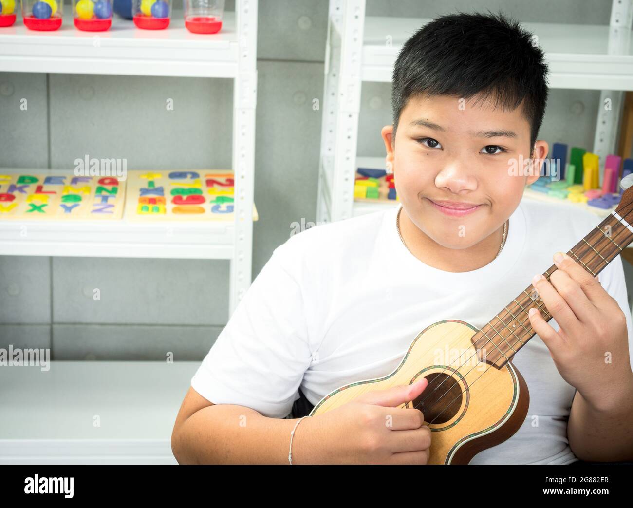 Disabled Children Playing Music