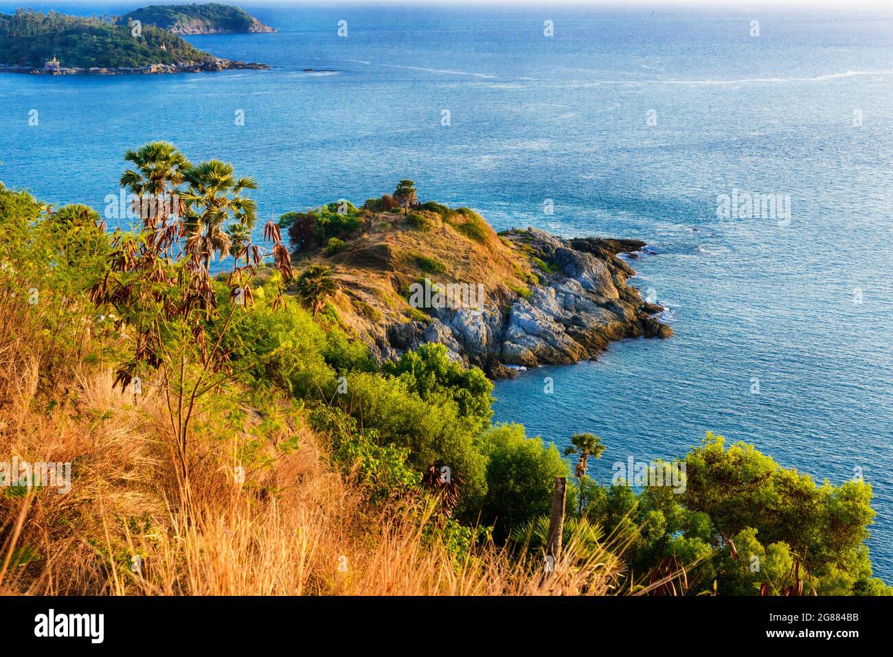 Viewpoint at Promthep Cape in Phuket, Thailand Stock Photo - Alamy