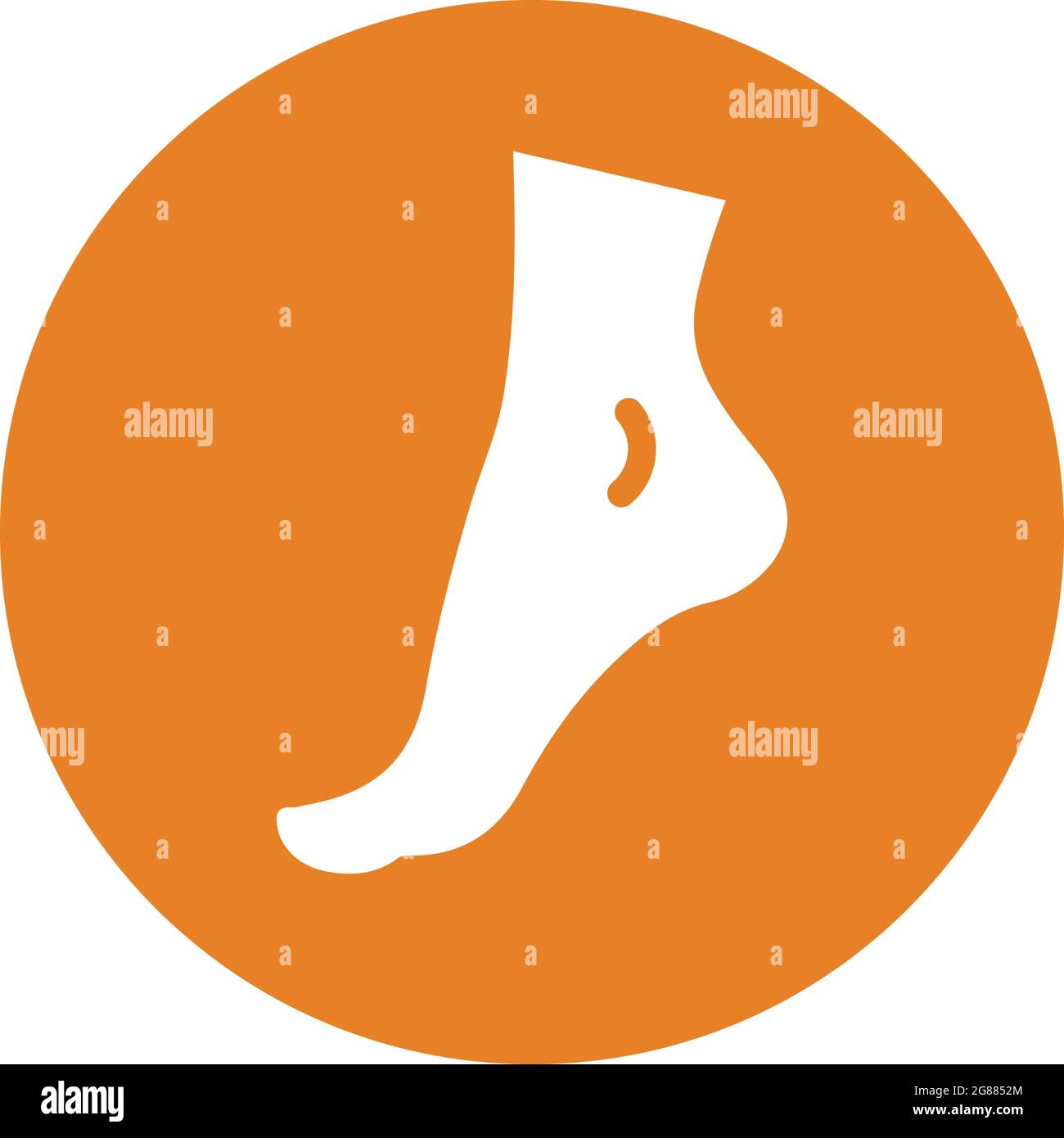 Ankle, foot icon - Use for commercial purposes, print media, web or any ...