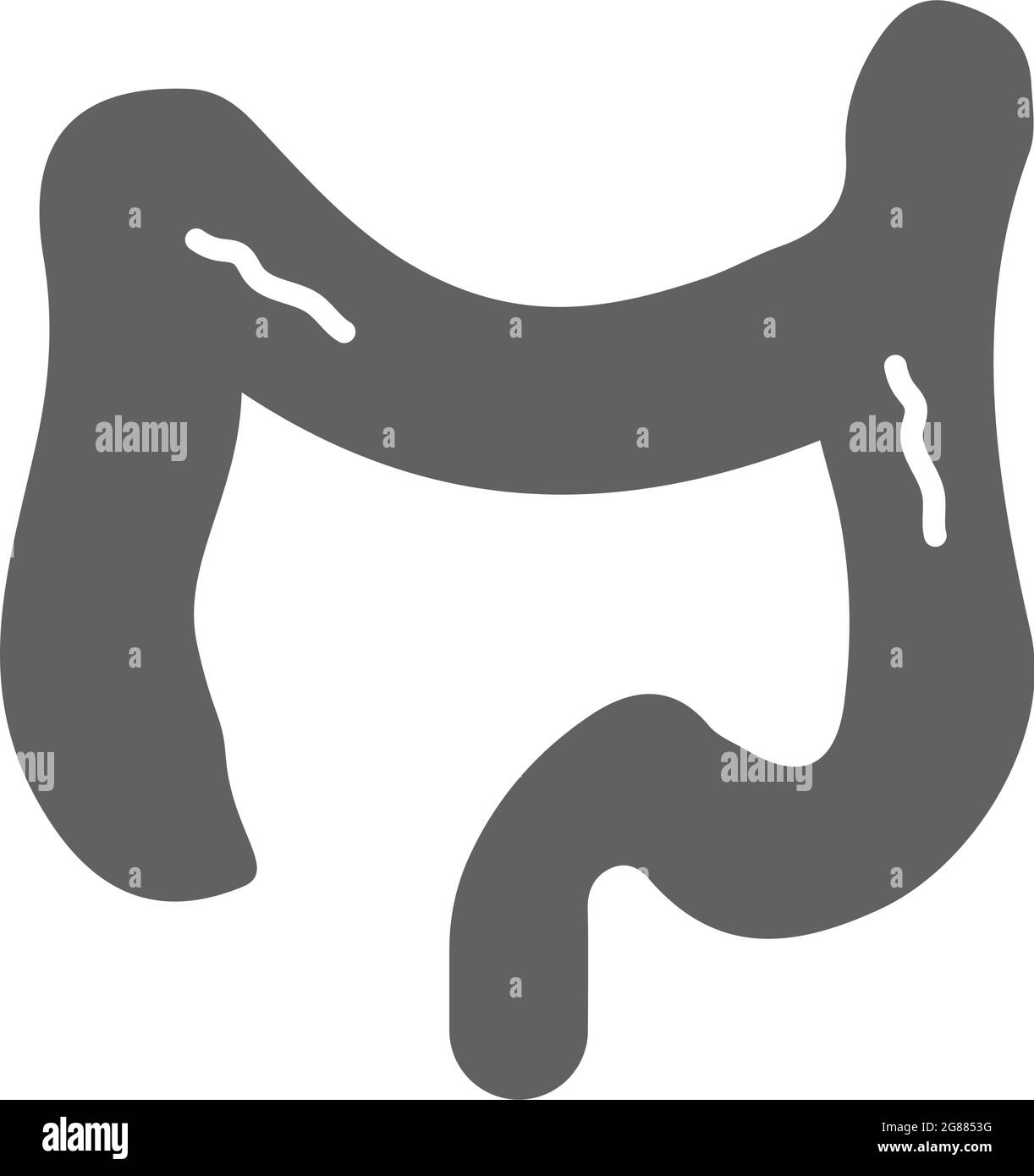 Human intestines diagram Black and White Stock Photos & Images - Alamy