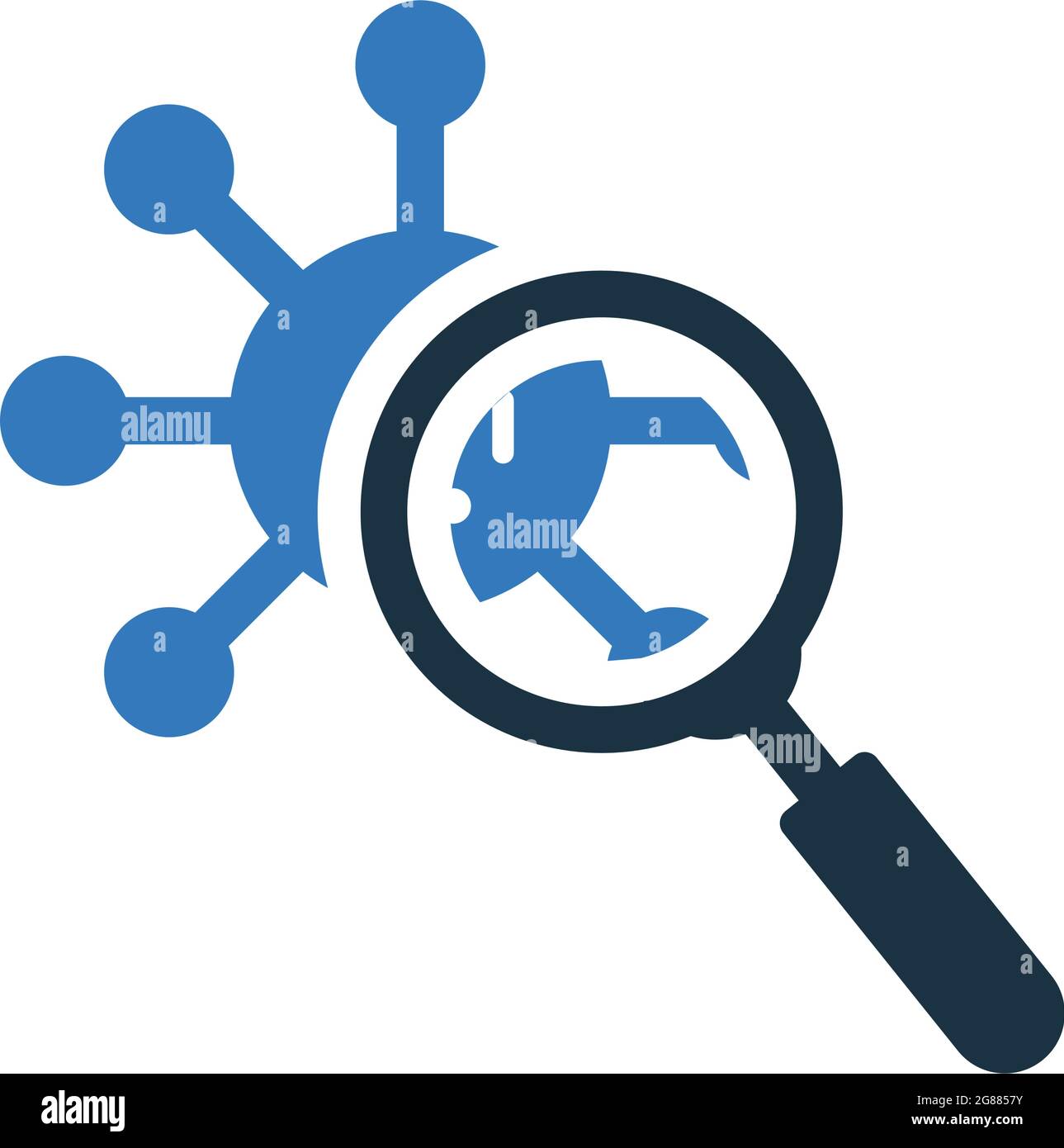 Diagnosis, virus icon - Perfect use for designing and developing ...